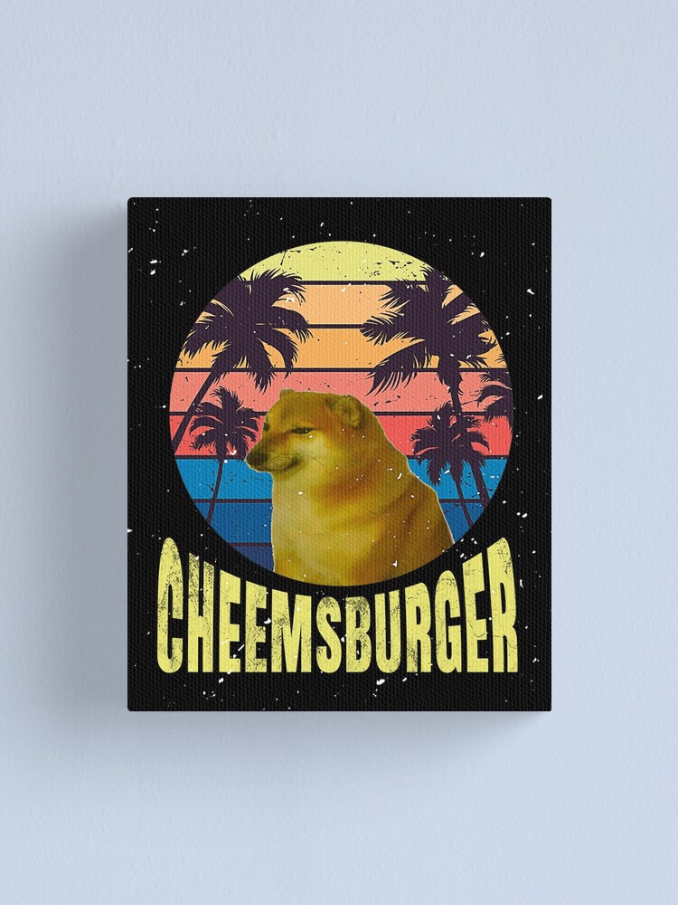 "Cheems Meme" Canvas Print for Sale by Kenriffeyoi | Redbubble
