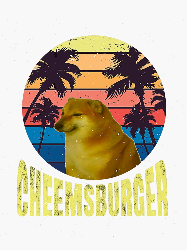 "Cheems Meme" Sticker for Sale by Kenriffeyoi | Redbubble