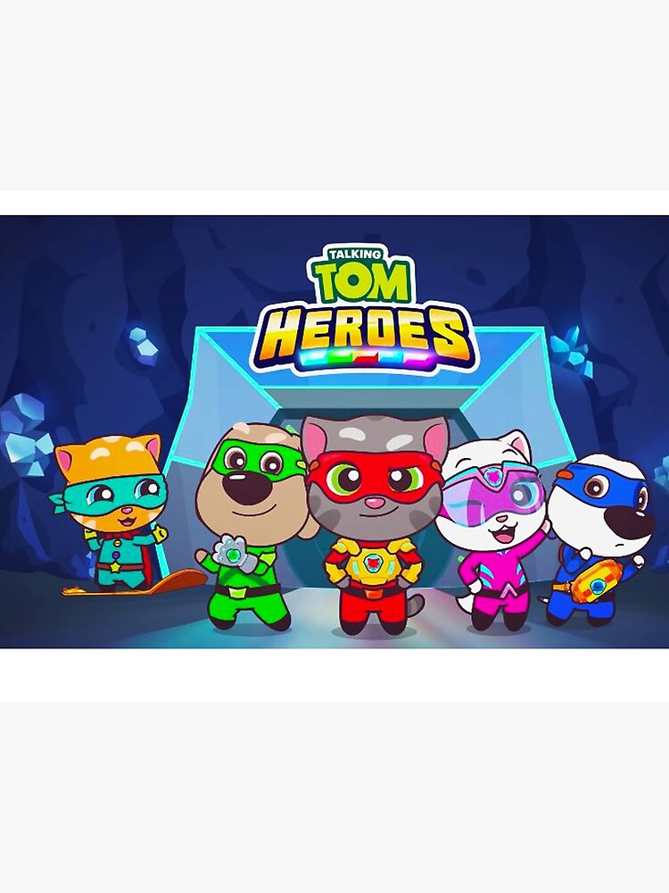 "Talking Tom Heroes Cartoon Kids" Poster by Reo12 | Redbubble
