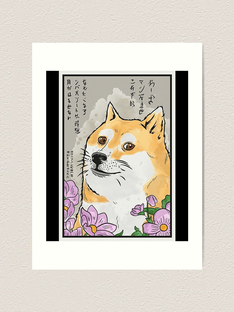 "Cheems Meme" Art Print by Kenriffeyoi | Redbubble