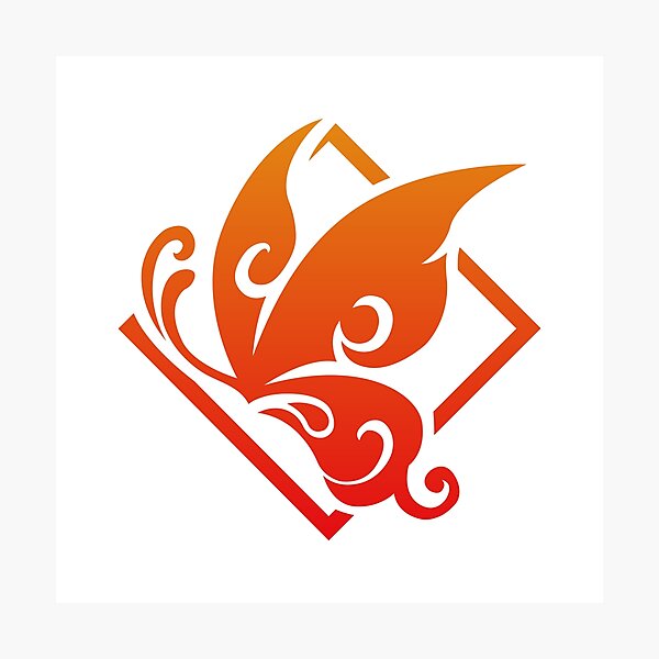"Genshin Impact Hutao Emblem" Photographic Print for Sale by GachaSlave ...