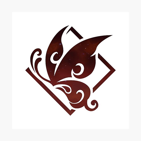 "Genshin Impact Hutao Emblem - Constellation" Photographic Print for ...