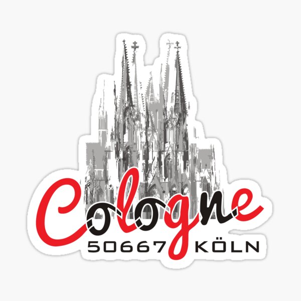 "Cologne" Sticker by shirteam | Redbubble