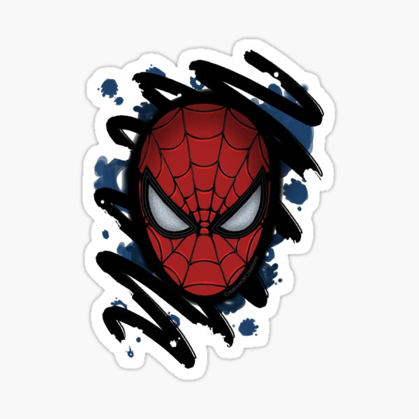 "Web Slinger" Sticker for Sale by Booshthemighty | Redbubble