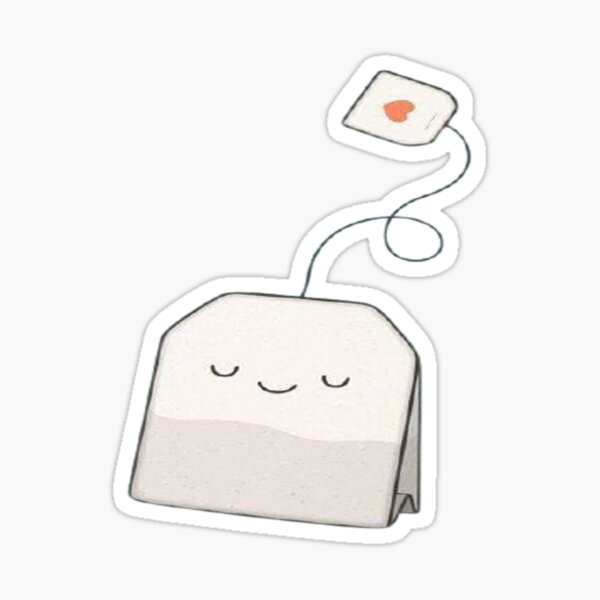 "Cute tea bag" Sticker for Sale by NFGAME | Redbubble