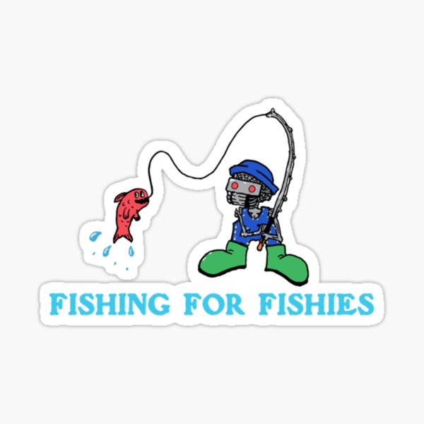 "Han Tyumi Fishing for Fishies " Sticker for Sale by MSDdesign | Redbubble