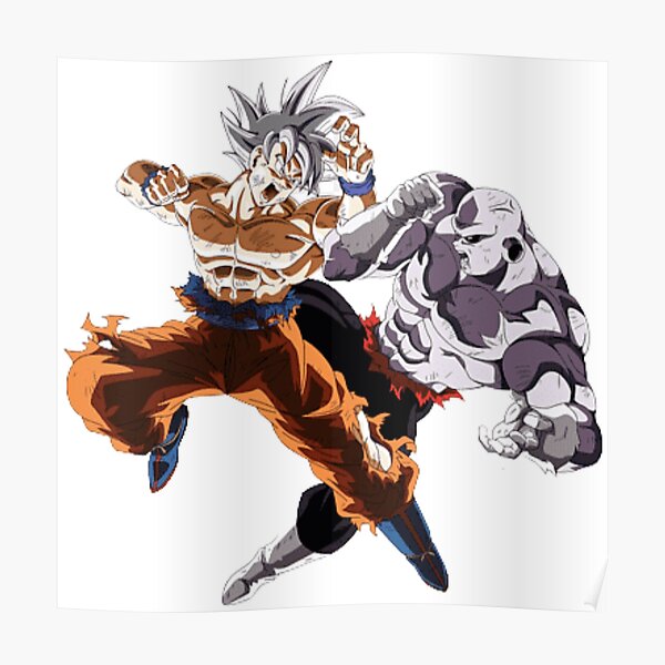 "Goku vs Jiren" Poster for Sale by fitainment | Redbubble