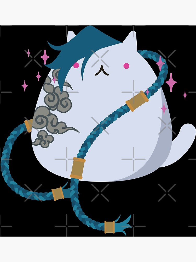 "Jinx Cat Arcane" Poster by Lee-Dunmire | Redbubble