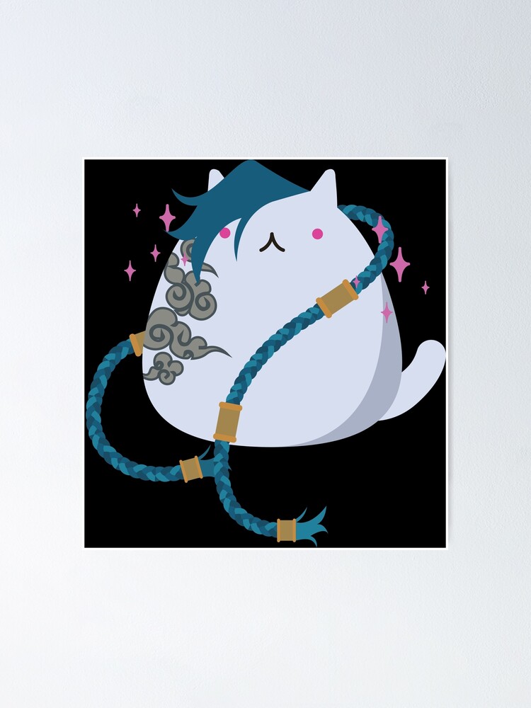 "Jinx Cat Arcane" Poster by Lee-Dunmire | Redbubble