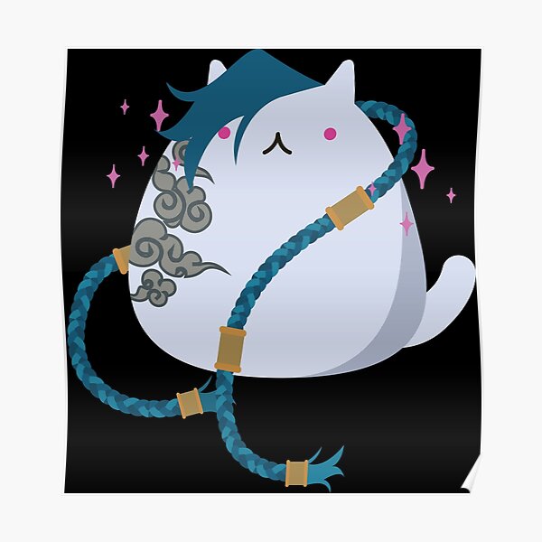 "Jinx Cat Arcane" Poster by Lee-Dunmire | Redbubble