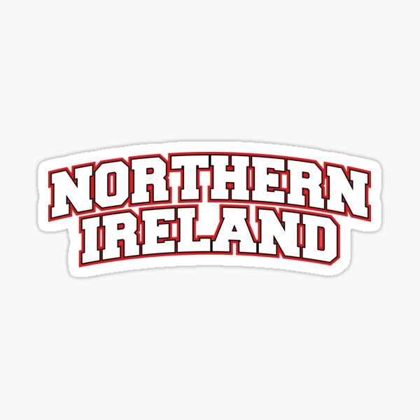 "NORTHERN IRELAND" Sticker by WOOFANG | Redbubble