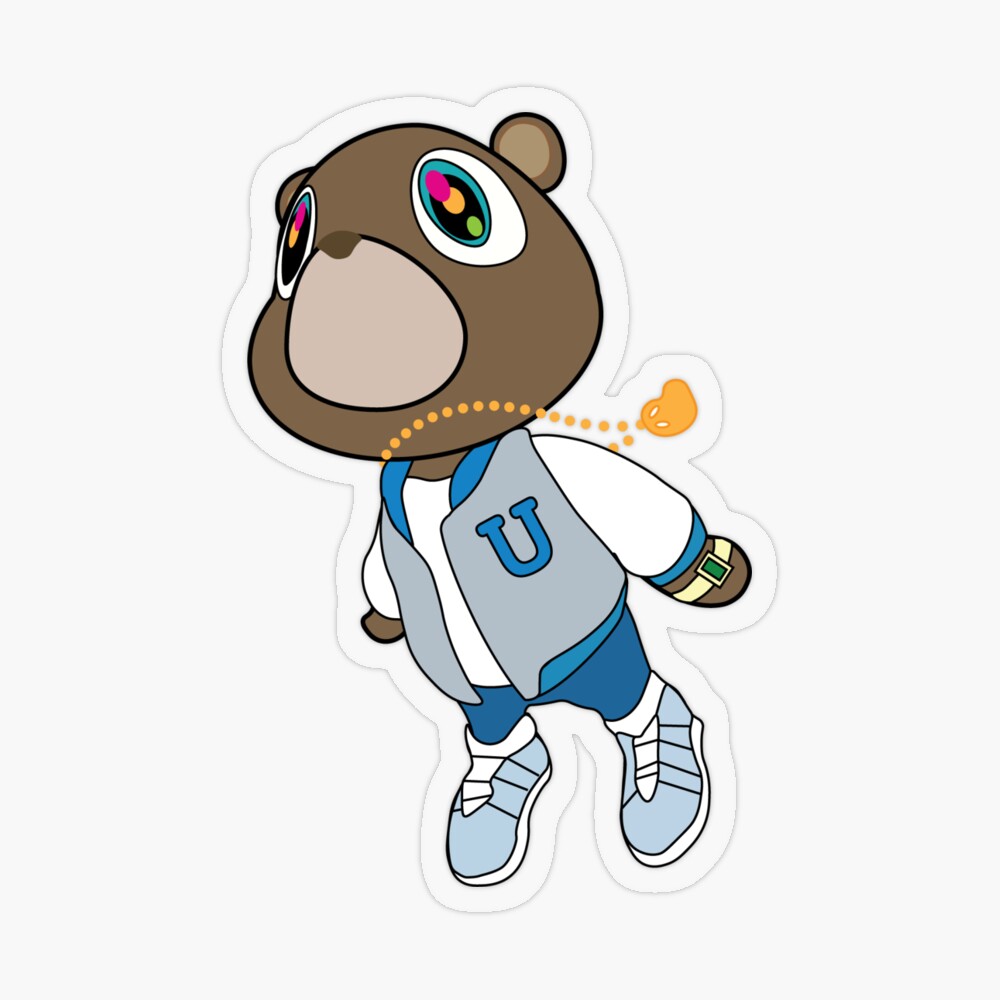Kanye Bear Drawing HOW TO DRAW THE KANYE WEST BEAR ! (GRADUATION