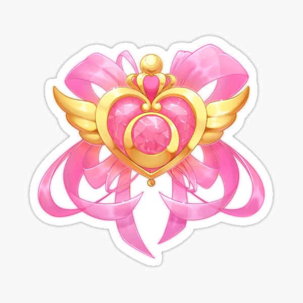 "Pink Moon Pendent sticker" Sticker for Sale by lunadelmoon | Redbubble