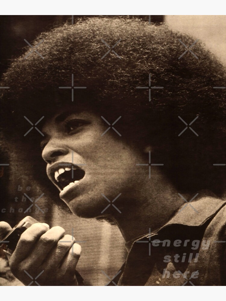 "Angela Davis- Black Queen- Black History Month" Poster for Sale by ...