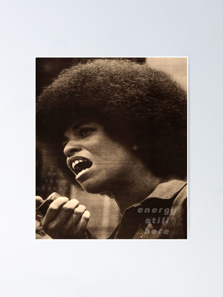 "Angela Davis- Black Queen- Black History Month" Poster for Sale by ...