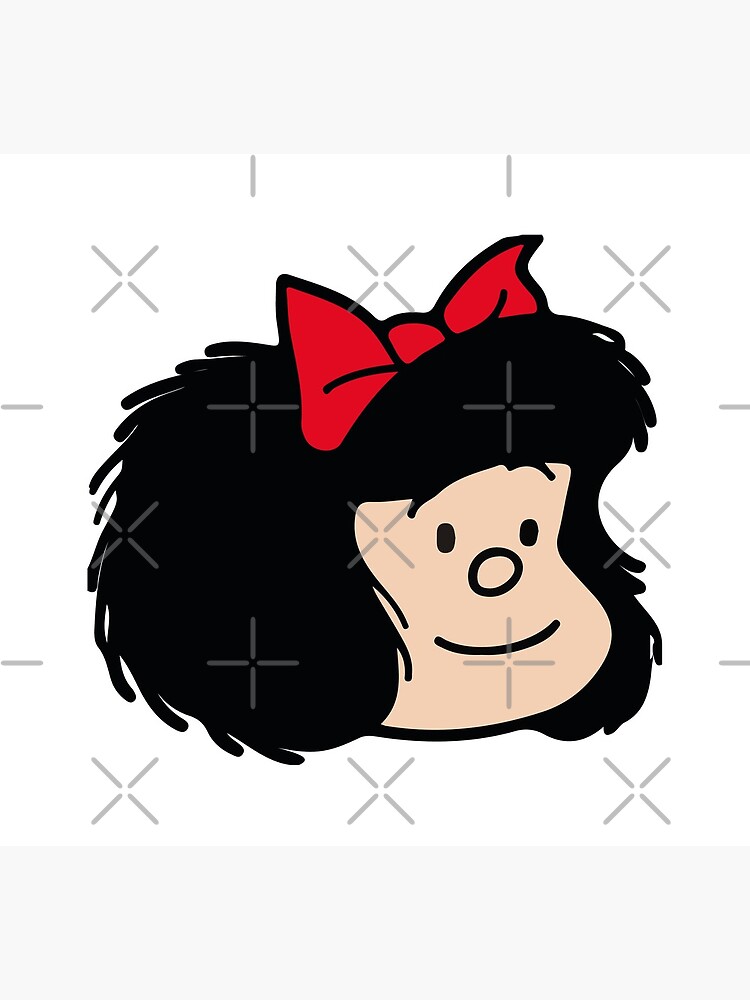 "Mafalda smiling face" Art Print for Sale by urantiana | Redbubble