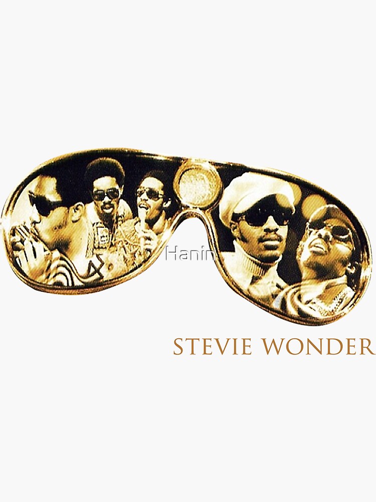 "stevie wonder" Sticker for Sale by Hanin | Redbubble