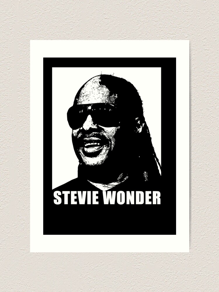 "stevie wonder" Art Print for Sale by Hanin | Redbubble