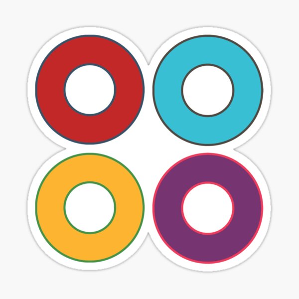 "NYE 2022 Phish Donuts " Sticker for Sale by Sleepygirl2010 | Redbubble