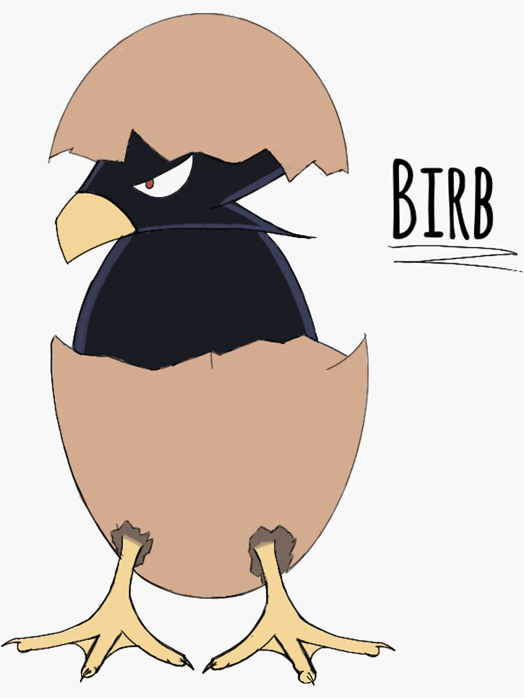"Chibi Tokoyami "Birb"" Sticker by EDeN-Arts05 | Redbubble
