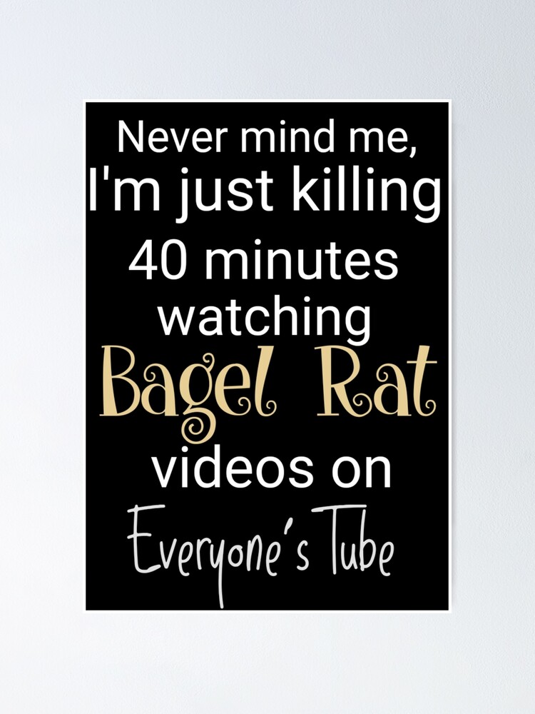 "Bagel Rat We Bare Bears" Poster for Sale by tylamilian | Redbubble