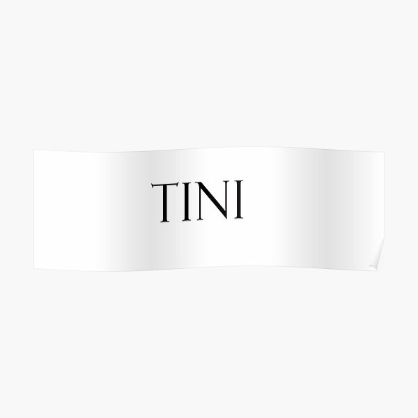 "Tini Stoessel font" Poster by tstoesselno | Redbubble