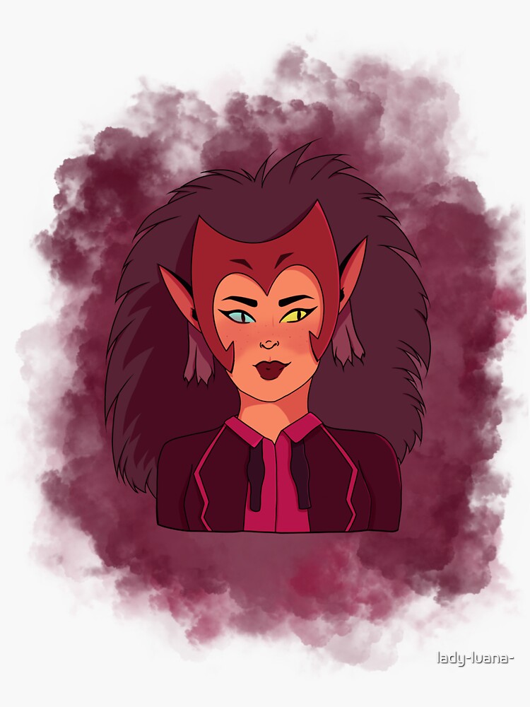 "Princess Prom Catra: She Ra Drawing" Sticker for Sale by lady-luana ...