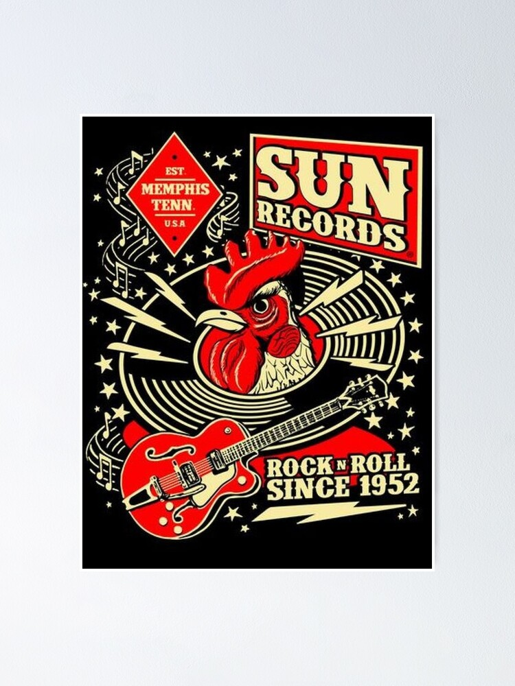 "Sun Records" Poster for Sale by wethelionsarise | Redbubble
