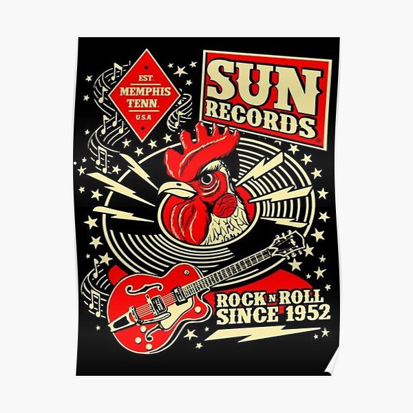 "Sun Records" Poster for Sale by wethelionsarise | Redbubble