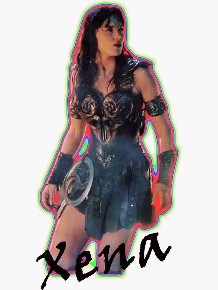 "Xena pop art" Sticker for Sale by ilustra-ink | Redbubble