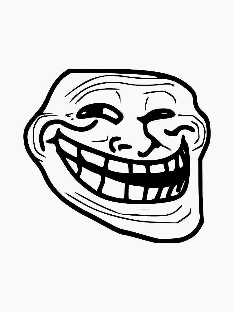 "Meme face" Sticker for Sale by BESTRUS | Redbubble