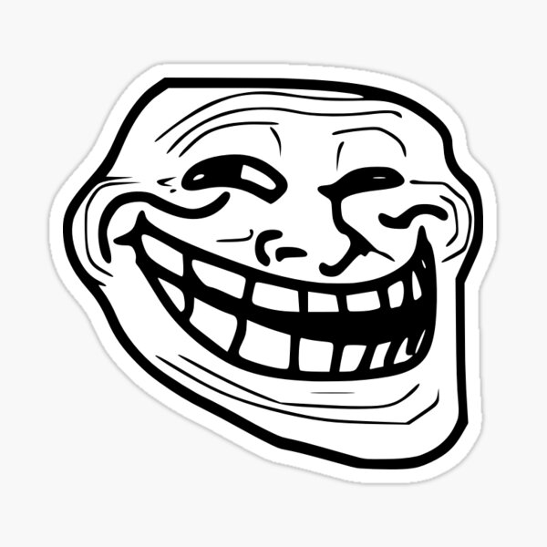 "Meme face" Sticker for Sale by BESTRUS | Redbubble