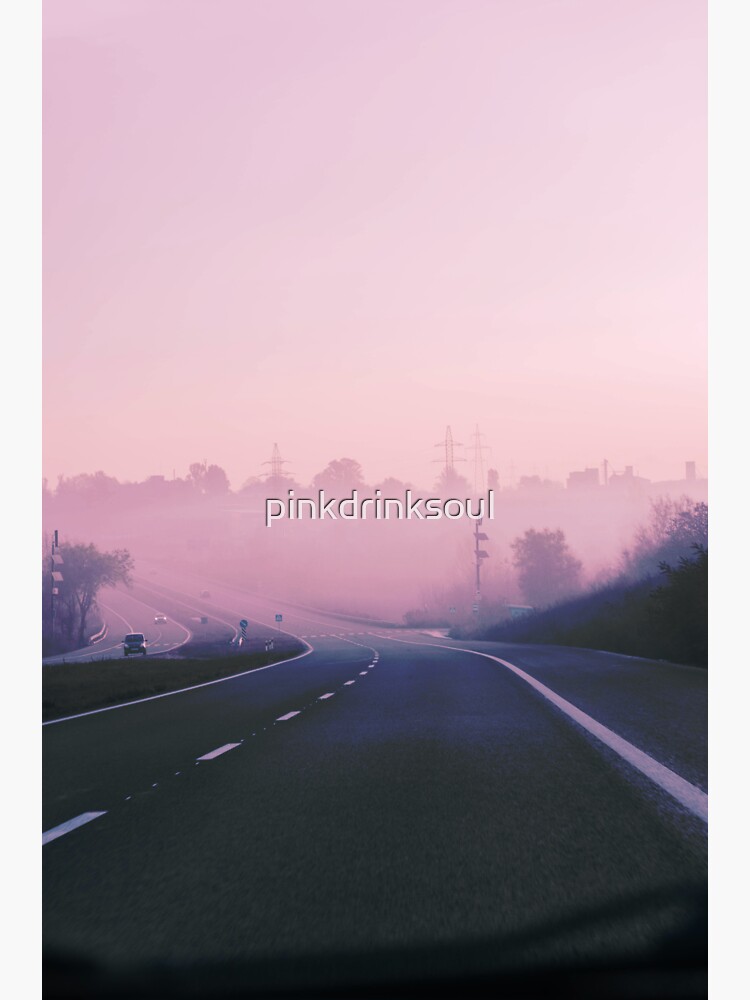 "pink fog" Sticker for Sale by pinkdrinksoul | Redbubble
