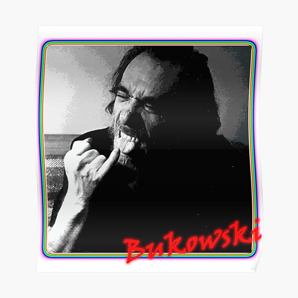 "bukowski aesthetic" Poster for Sale by ilustra-ink | Redbubble