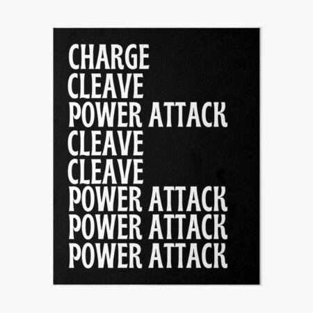 "Charge, Cleave, Power Attack Fighter Attacks DND Roleplaying Design ...