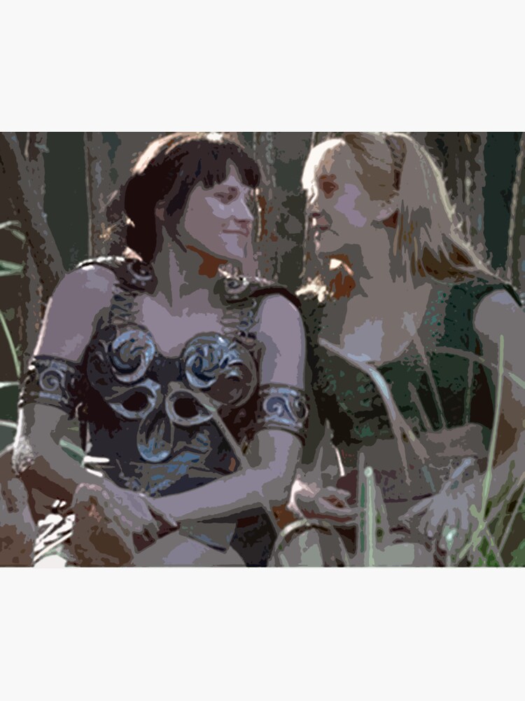 "Xena pop art" Sticker for Sale by ilustra-ink | Redbubble