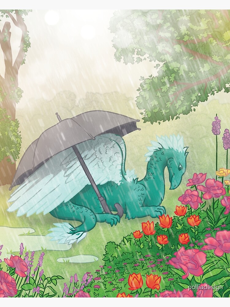 "Spring Dragon" Poster for Sale by polliadesign | Redbubble