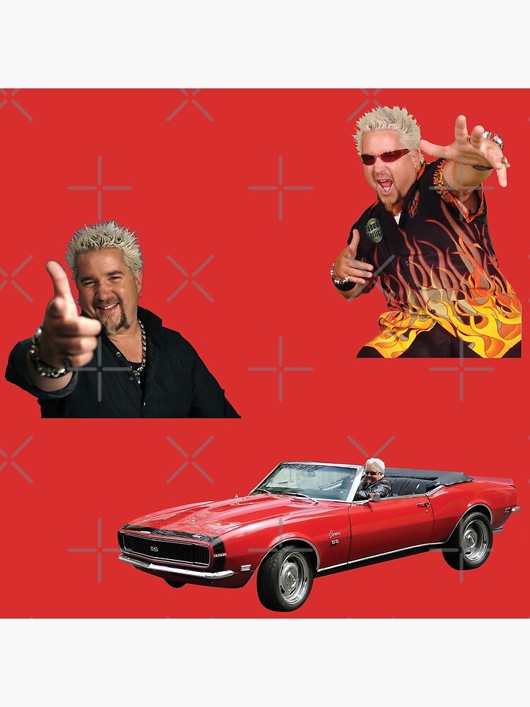 "guy fieri sticker pack" Art Print for Sale by PigSucculent | Redbubble