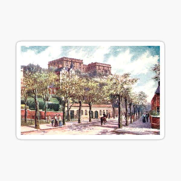 "Nottingham Castle, Nottingham, Nottinghamshire, England" Sticker by ...