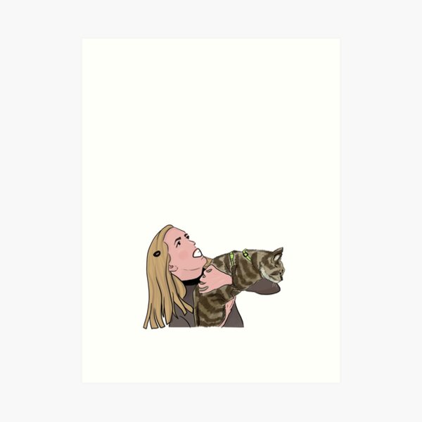 "Angela Martin - The Office TV Show | "Save Bandit!"" Art Print for ...