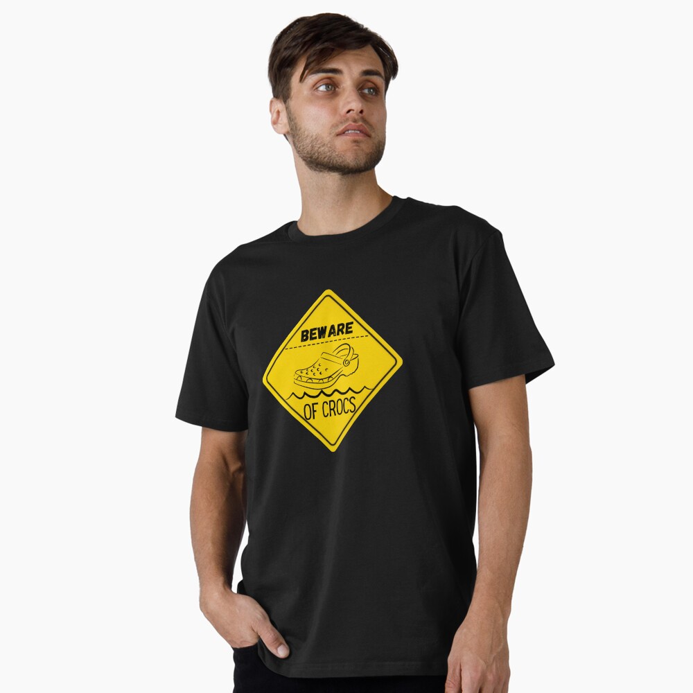 "Beware of crocs" Sticker for Sale by rafagavi44 | Redbubble