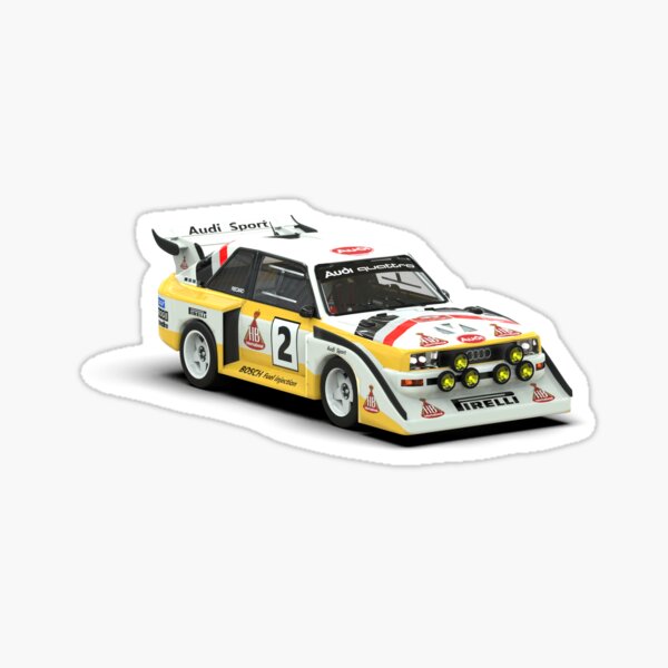 "Rally car" Sticker for Sale by LaPatteAModeler | Redbubble