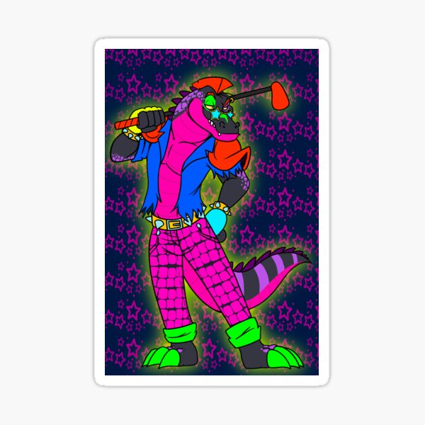 "Montgomery gator black light" Sticker for Sale by TheMaskedHunter ...