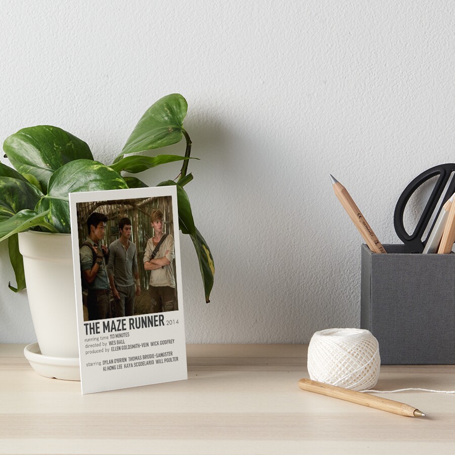 "The Maze Runner polaroid poster" Art Board Print by aylenchu | Redbubble
