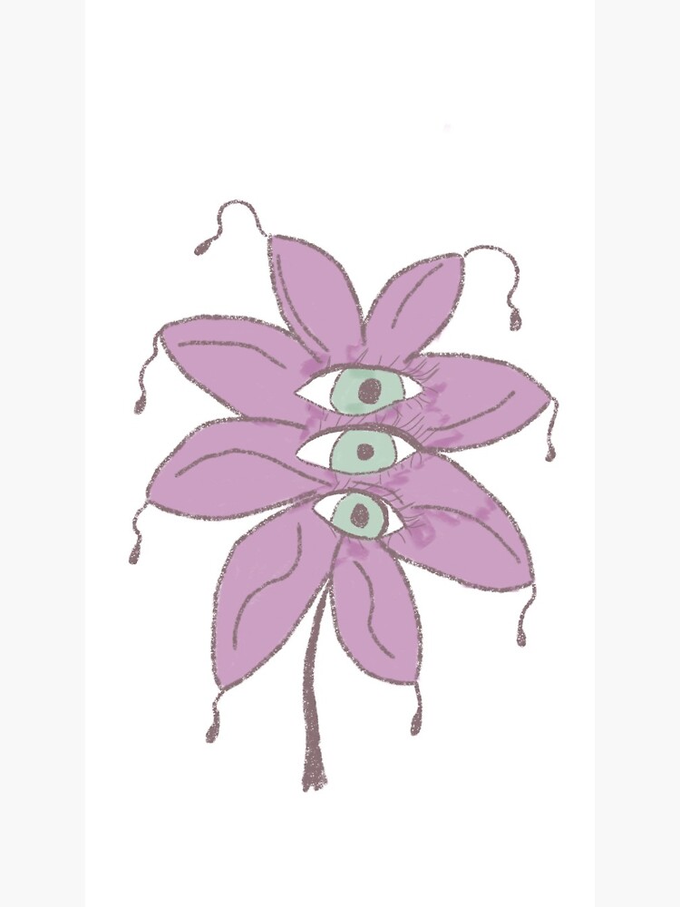 "Trippy Flower" Sticker by Soaphia1 | Redbubble