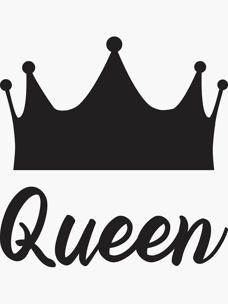 "Queen" Sticker for Sale by Kada-design | Redbubble
