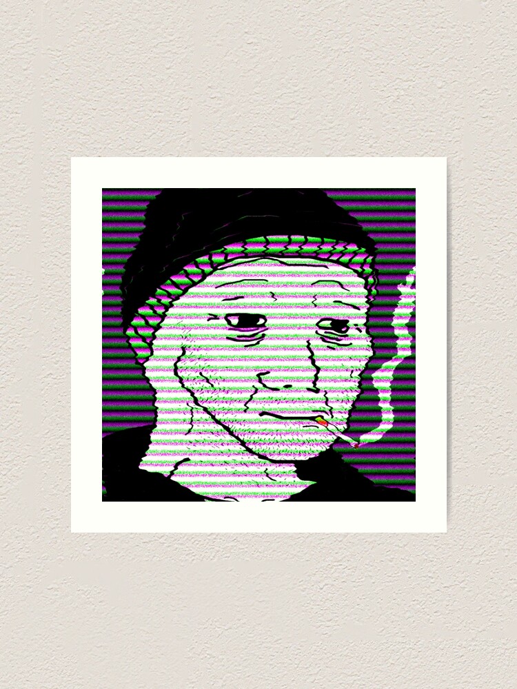 "Glitched Doomer Logo" Art Print for Sale by Doomer-Shop | Redbubble