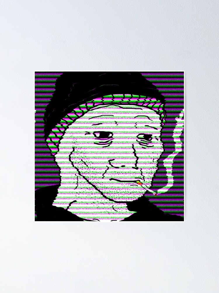 "Glitched Doomer Logo" Poster for Sale by Doomer-Shop | Redbubble