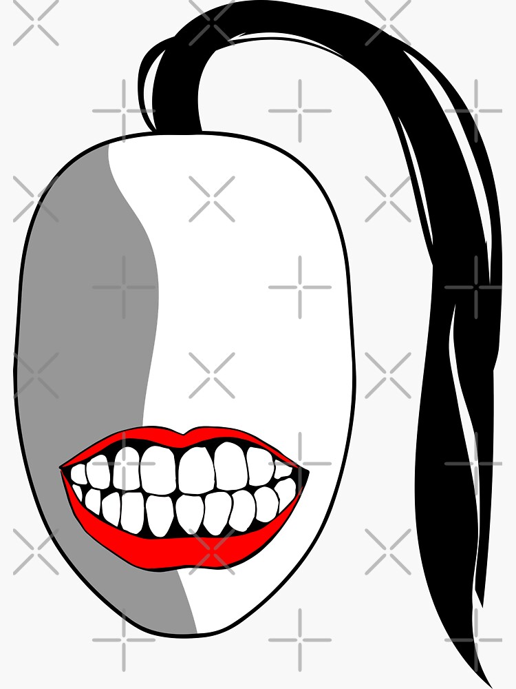"Tokyo Ghoul - Noro's Mask" Sticker for Sale by THEMADBRUSH | Redbubble