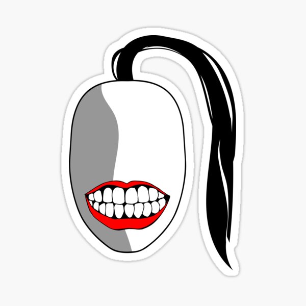 "Tokyo Ghoul - Noro's Mask" Sticker for Sale by THEMADBRUSH | Redbubble